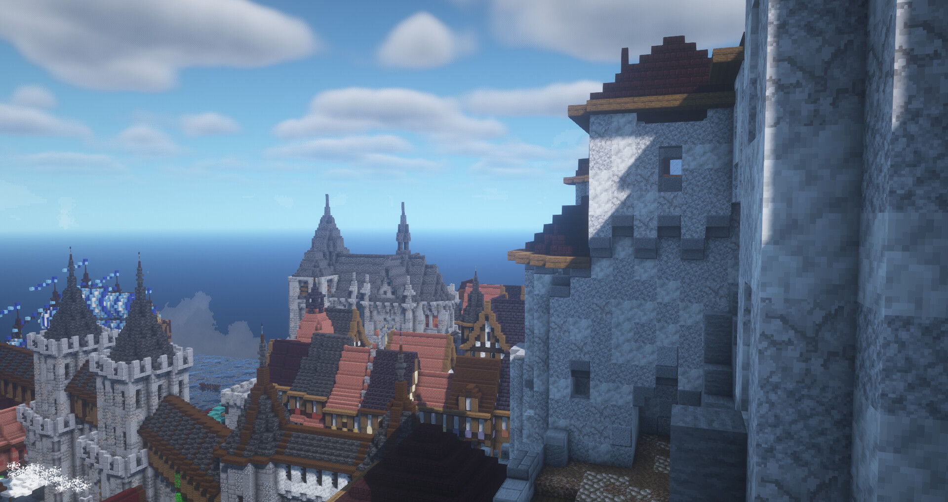 Medieval district Minecraft Map