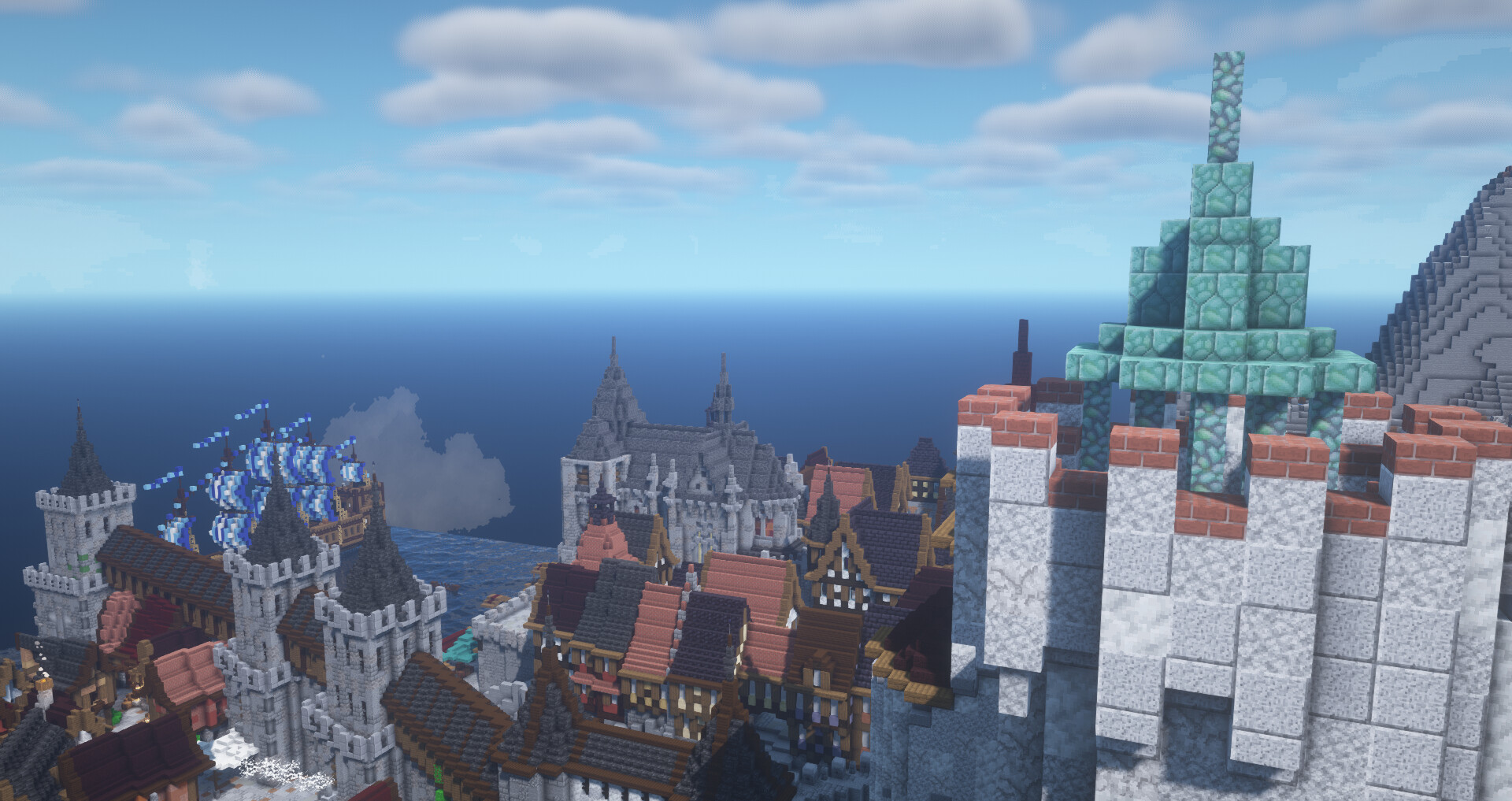 Medieval district Minecraft Map
