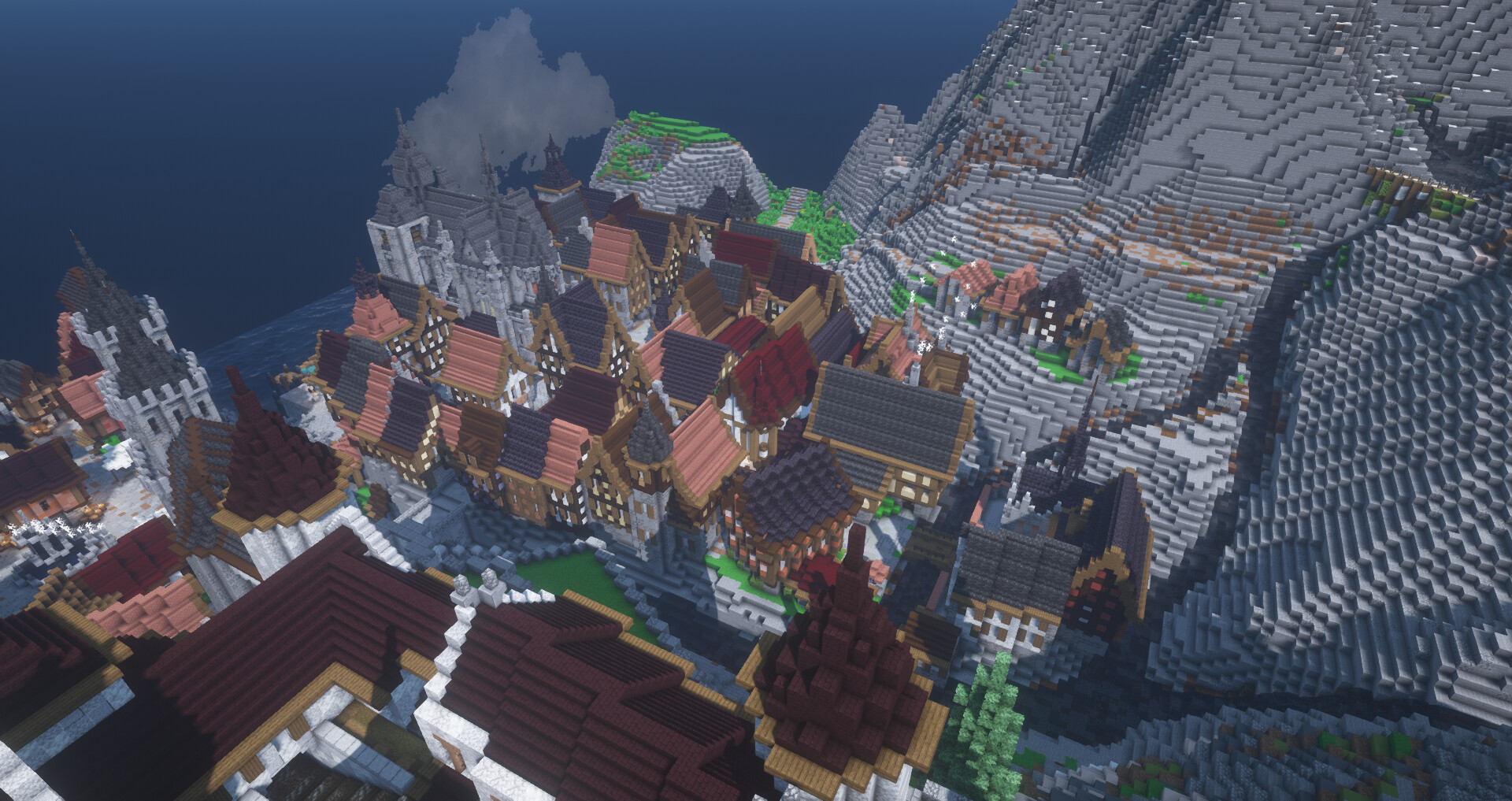 Medieval district Minecraft Map