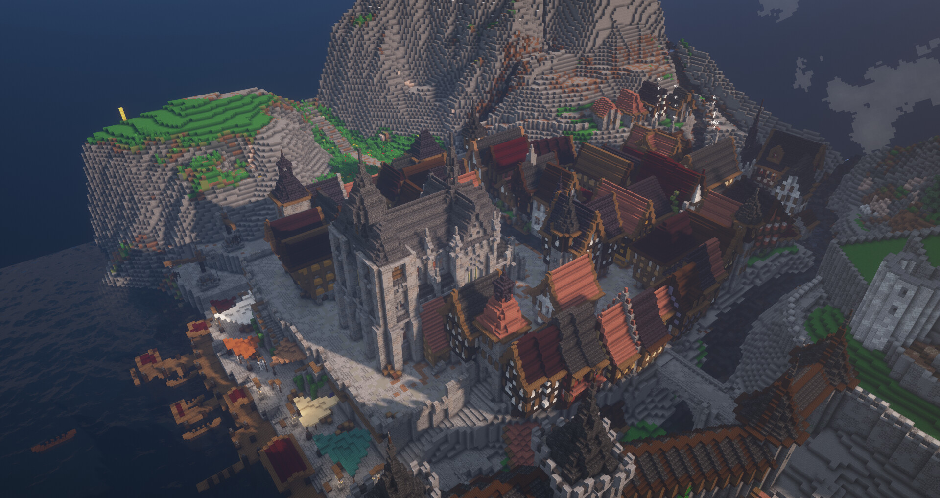 Medieval district Minecraft Map