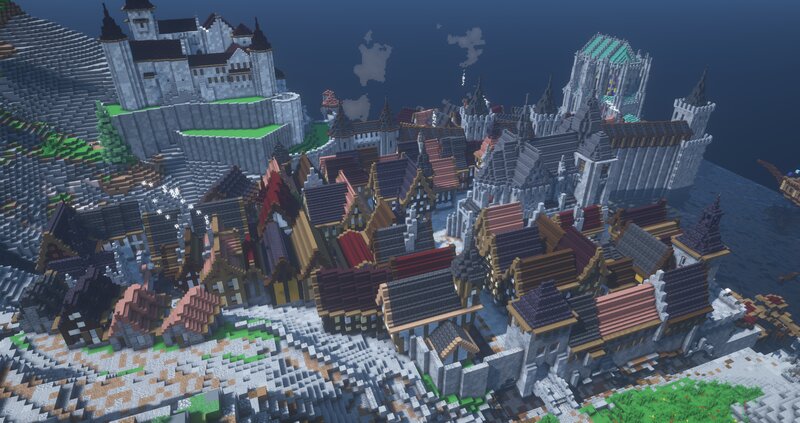 Medieval district Minecraft Map