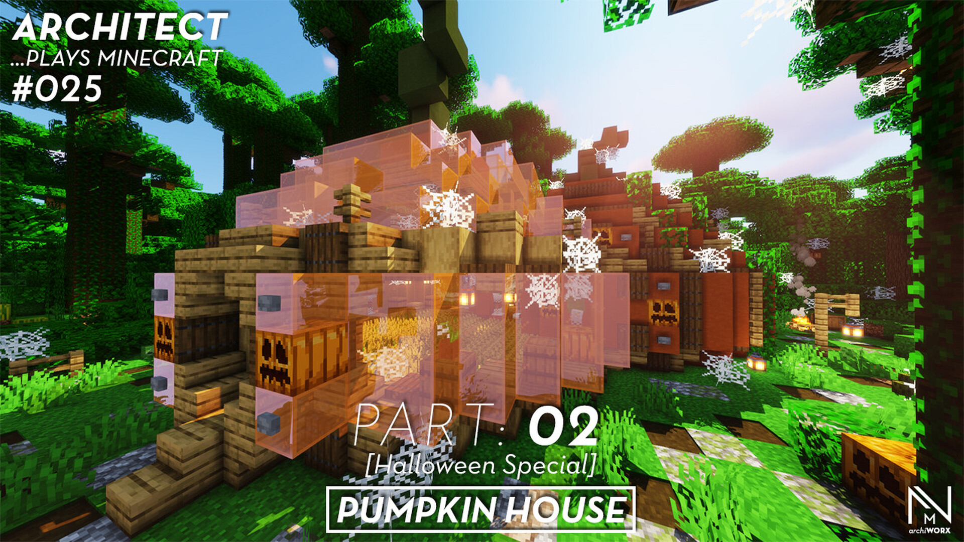 Minecraft Pumpkin House | Part 02 Minecraft Map