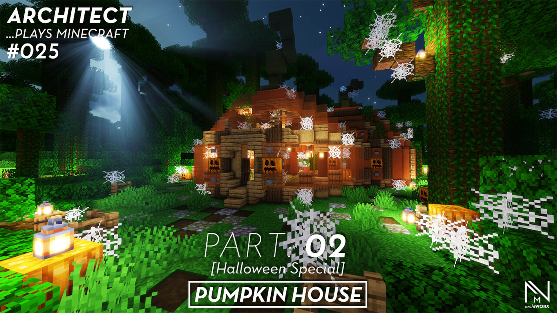 Minecraft Pumpkin House | Part 02 Minecraft Map