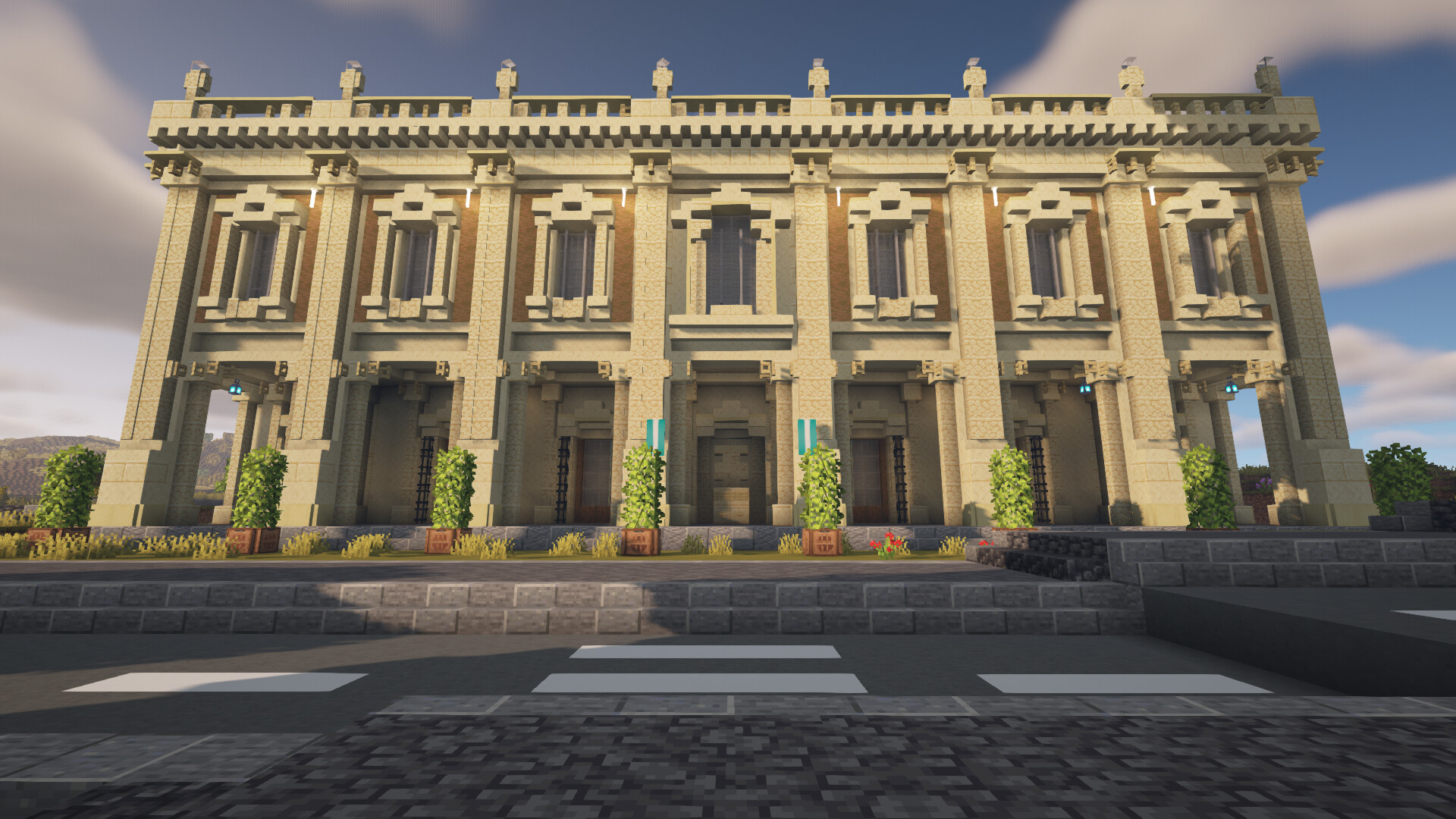 Palazzo Nuovo Rome Minecraft Map