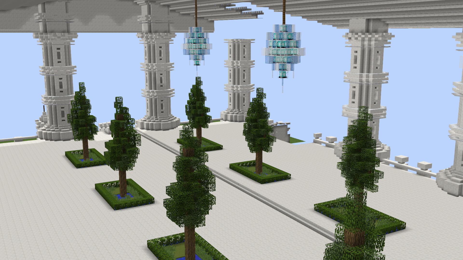 Minecraft Large Temple | Quartz Design Minecraft Map