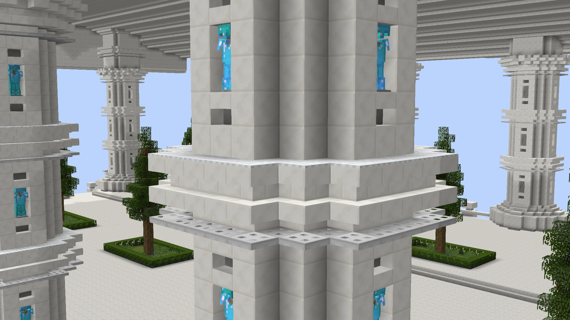 Minecraft Large Temple | Quartz Design Minecraft Map