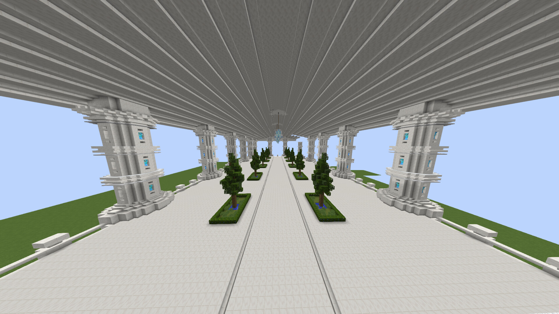 Minecraft Large Temple | Quartz Design Minecraft Map