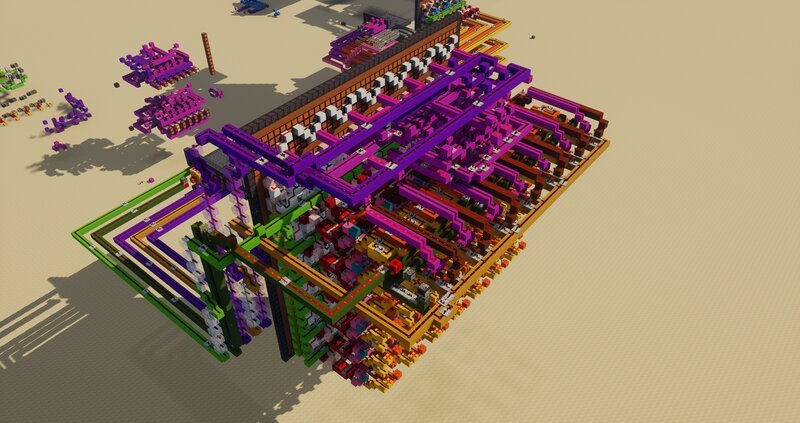 BIG REDSTONE CONNECT-4 [5X5 cells] Minecraft Map