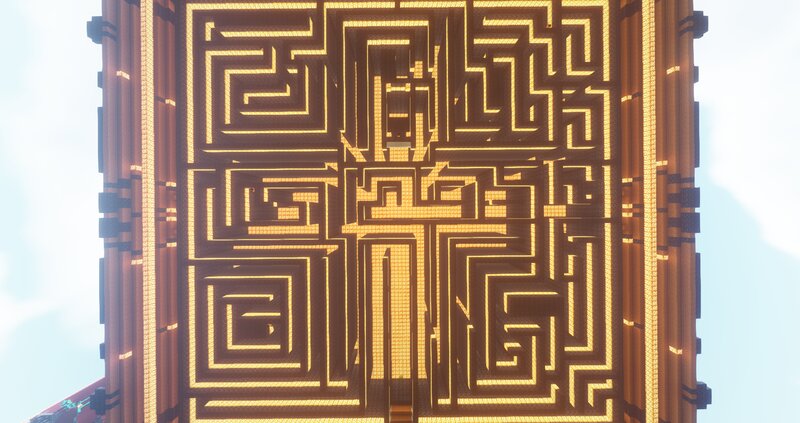 Pyramid Maze Minecraft Map