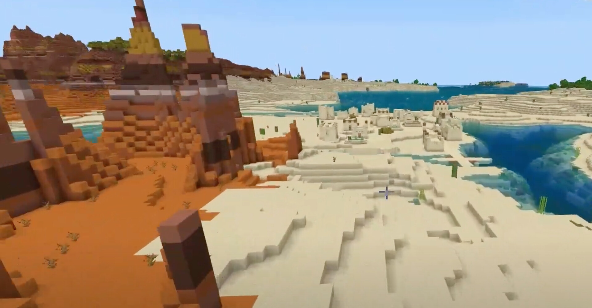 Bedrock Beta Seed with 3 villages near spawn! Minecraft Map