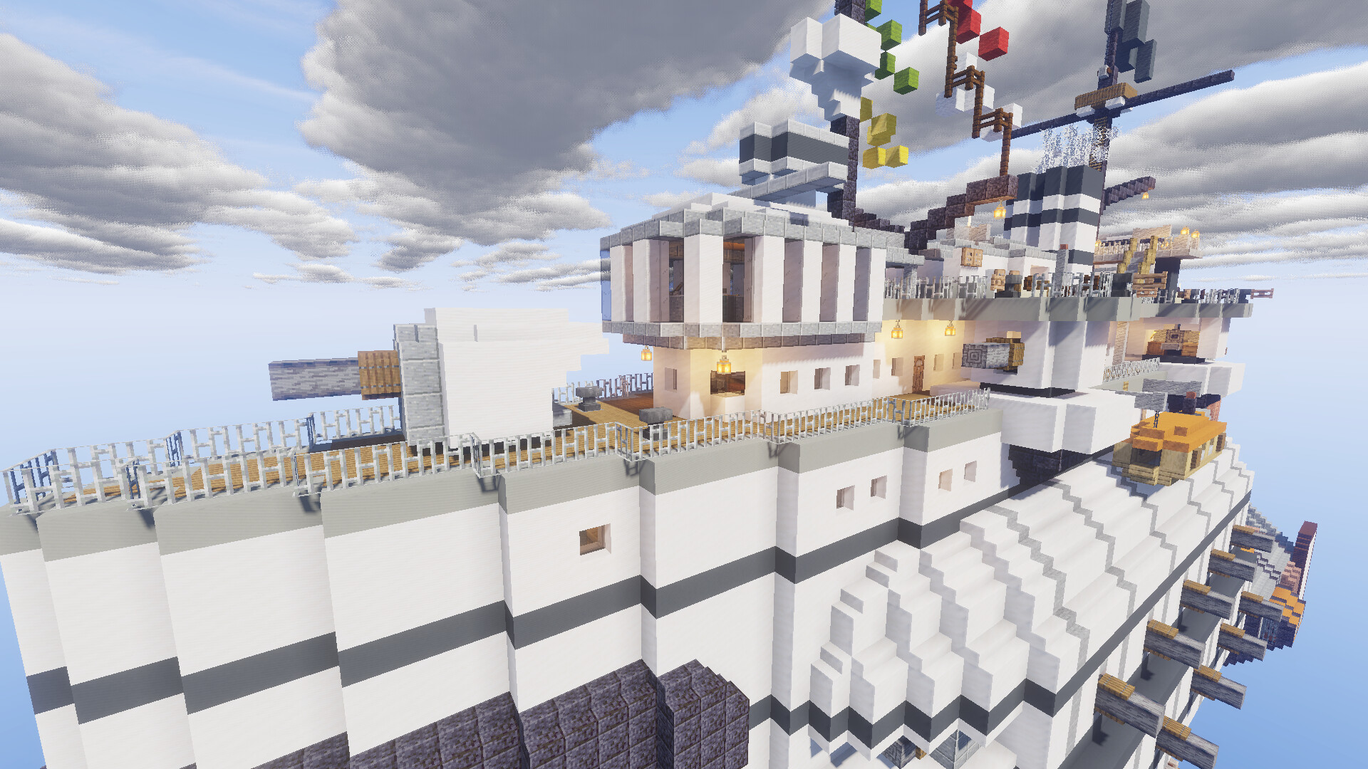 Ironside class steam war Frigate(33 guns) Minecraft Map