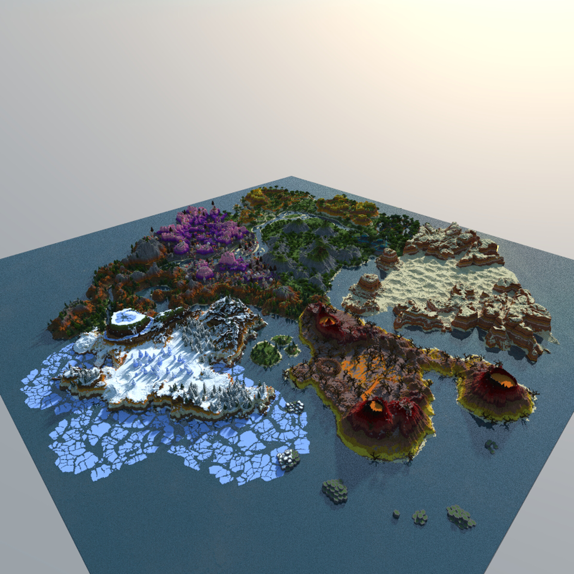 1500x1500 custom map (with download) Minecraft Map