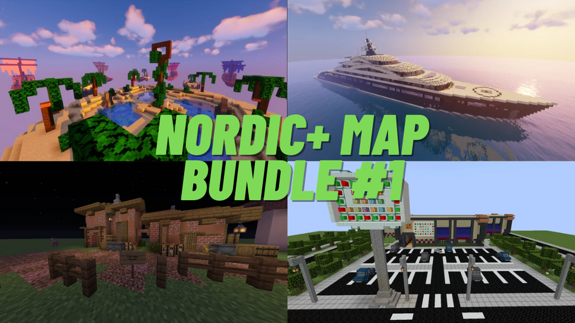 [1.18.1] Nordic+ Map Bundle #1 Minecraft Map