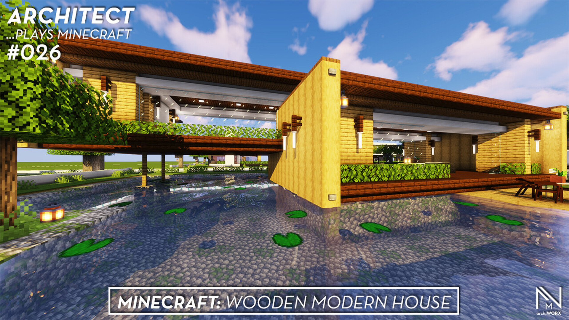 Minecraft Wooden Modern House Minecraft Map