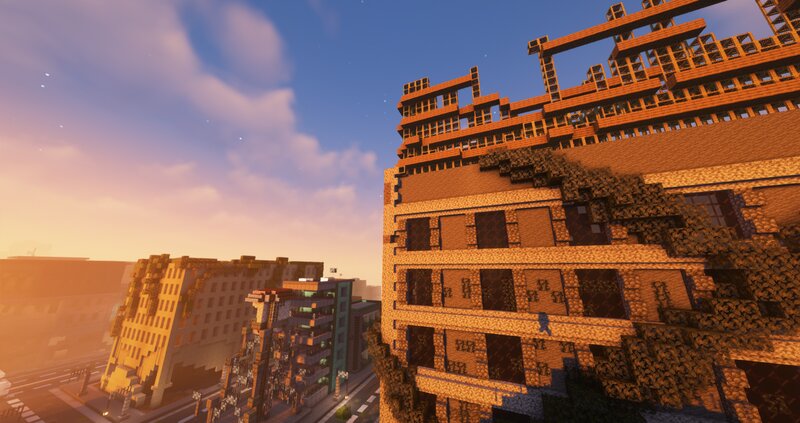 Apocalypse City build by the Artful Community Minecraft Map