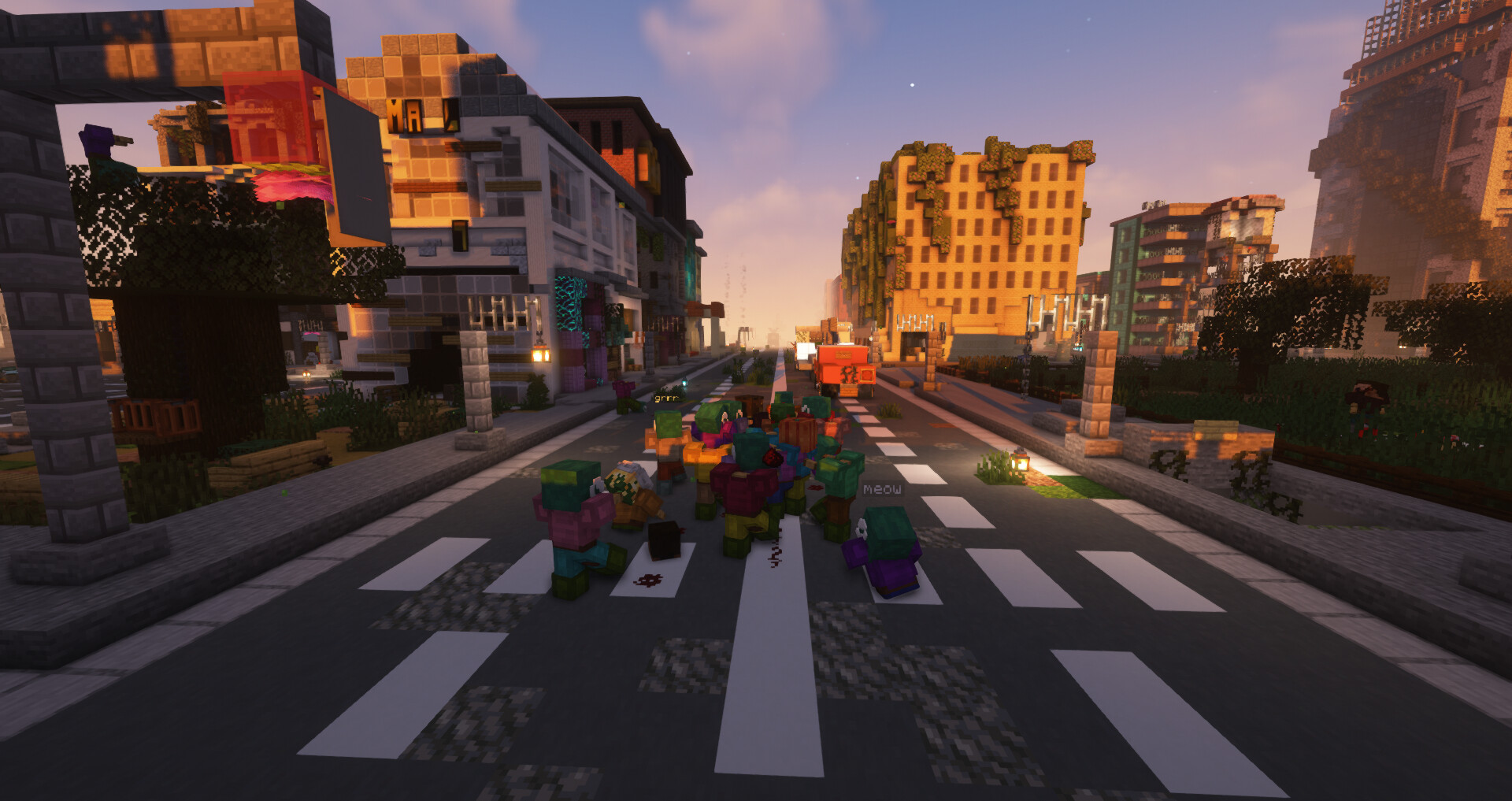 Apocalypse City build by the Artful Community Minecraft Map