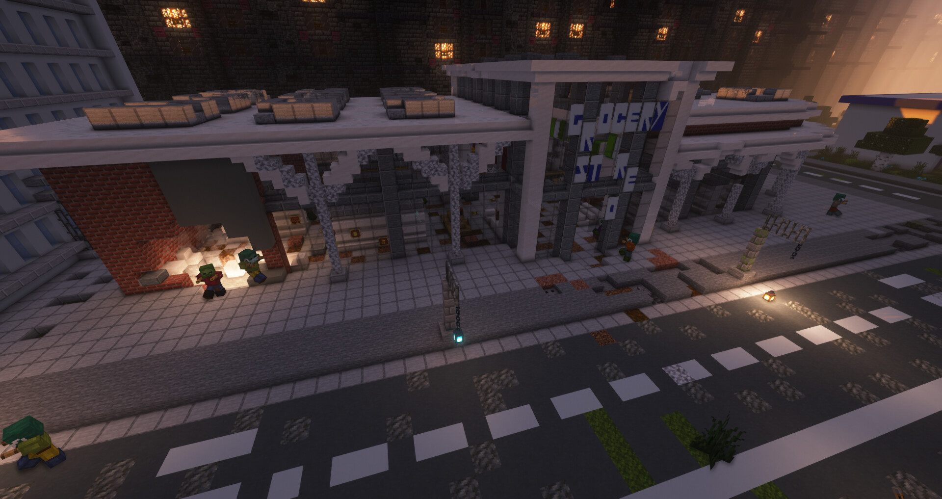 Apocalypse City build by the Artful Community Minecraft Map