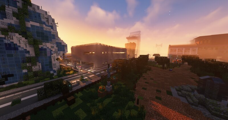 Apocalypse City build by the Artful Community Minecraft Map