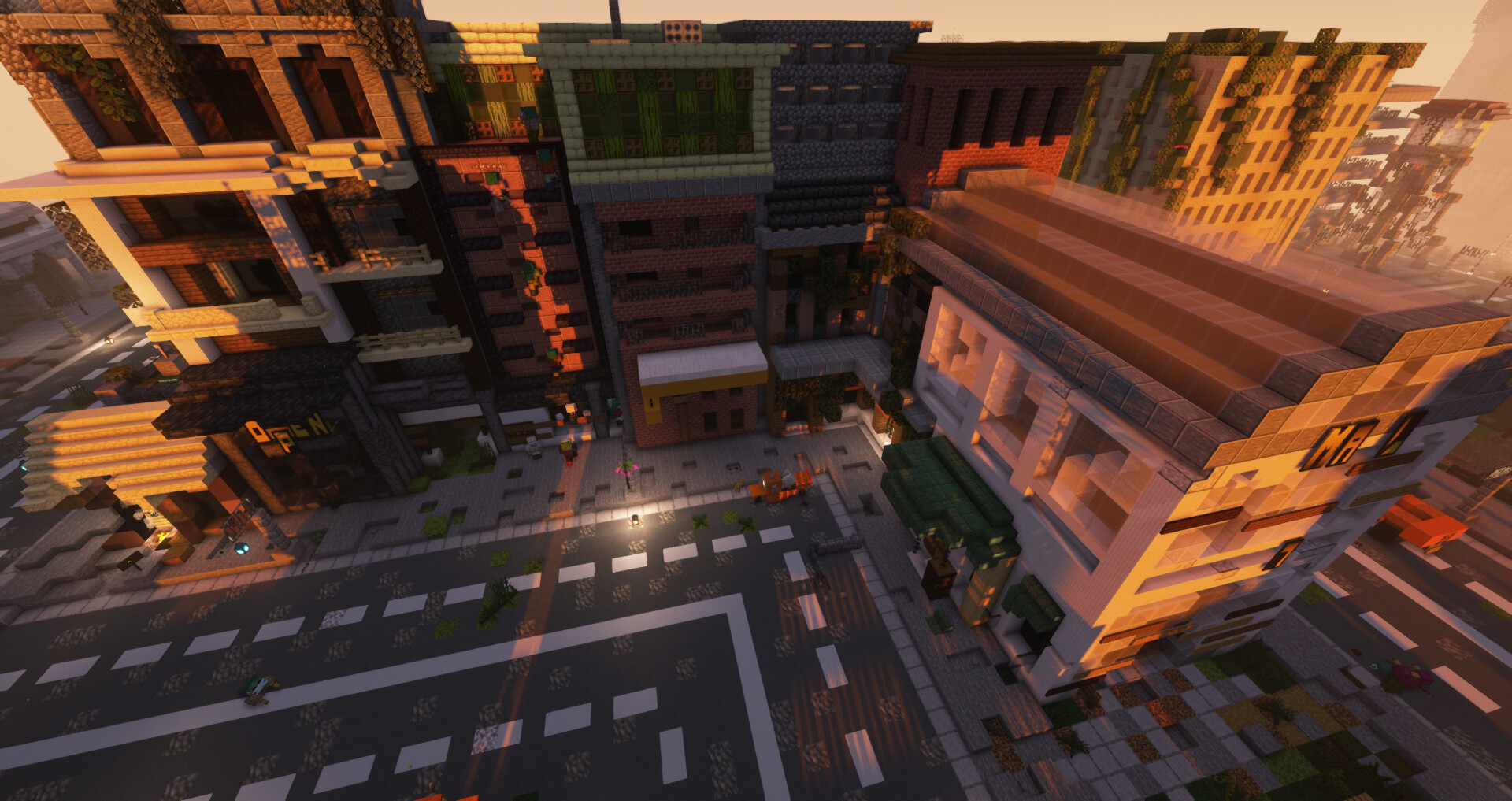 Apocalypse City build by the Artful Community Minecraft Map