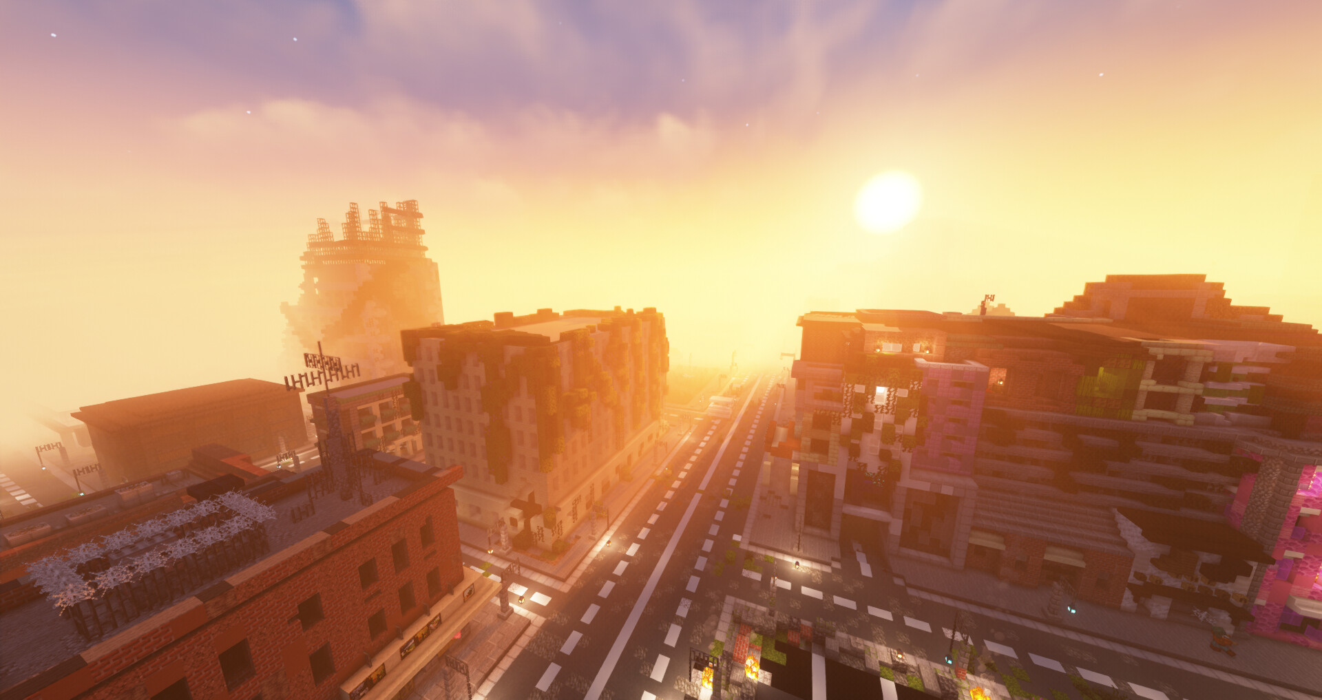 Apocalypse City build by the Artful Community Minecraft Map