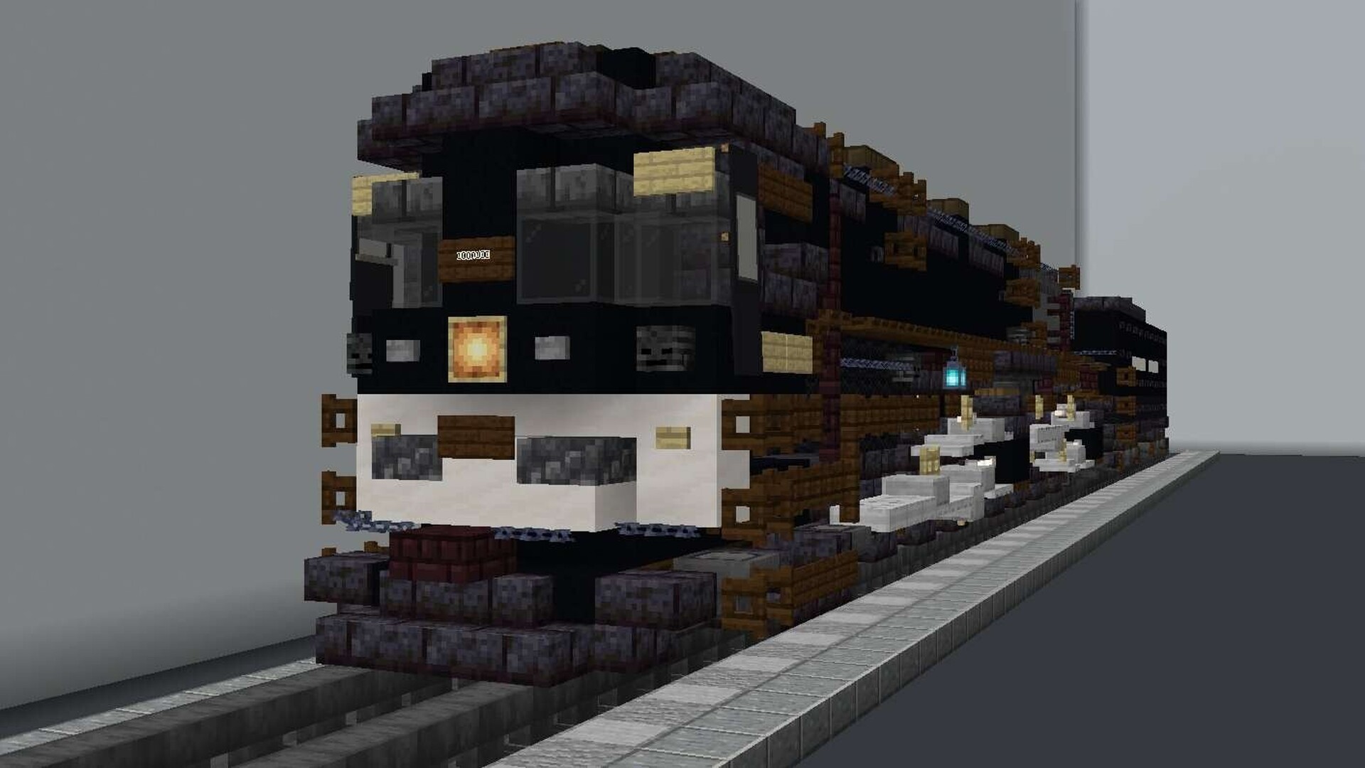 Minecraft Southern Pacific AC-12 Cab Forward Steam Locomotive Minecraft Map