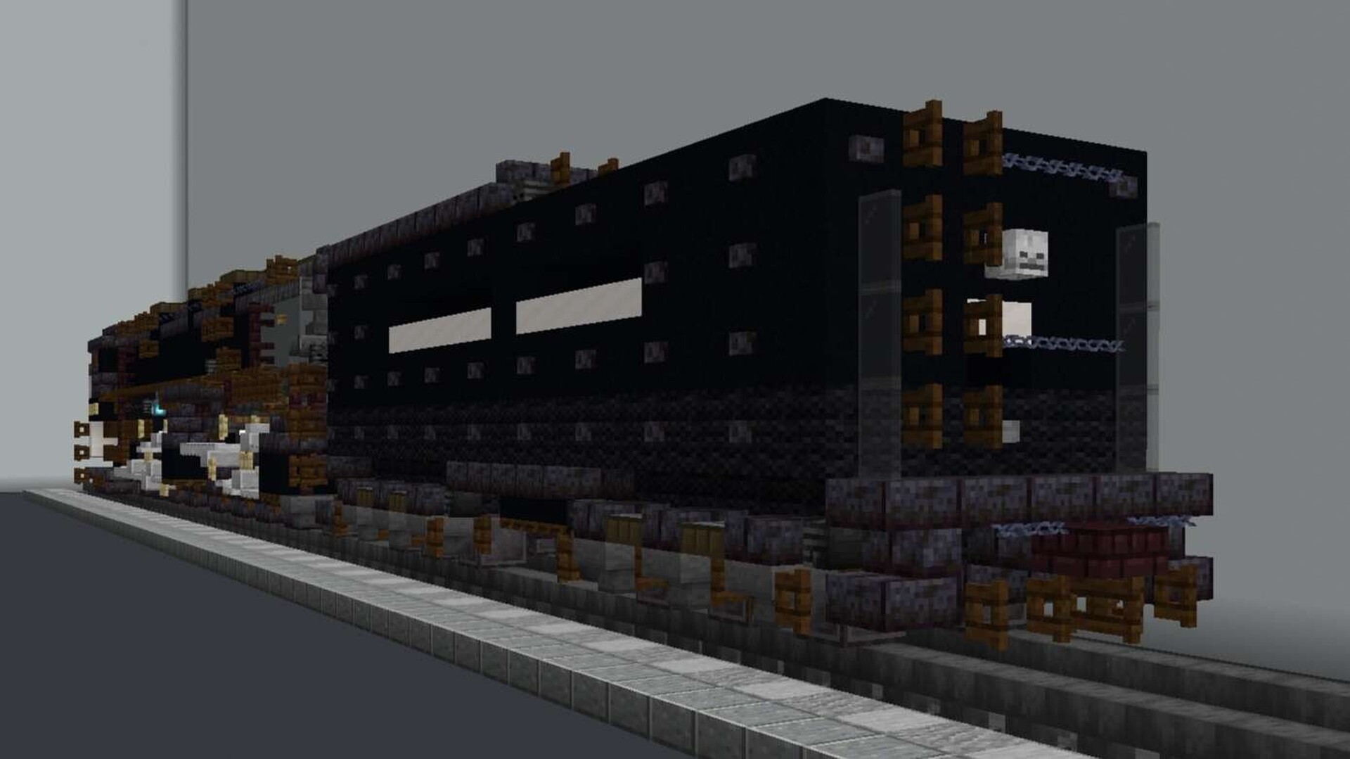 Minecraft Southern Pacific AC-12 Cab Forward Steam Locomotive Minecraft Map