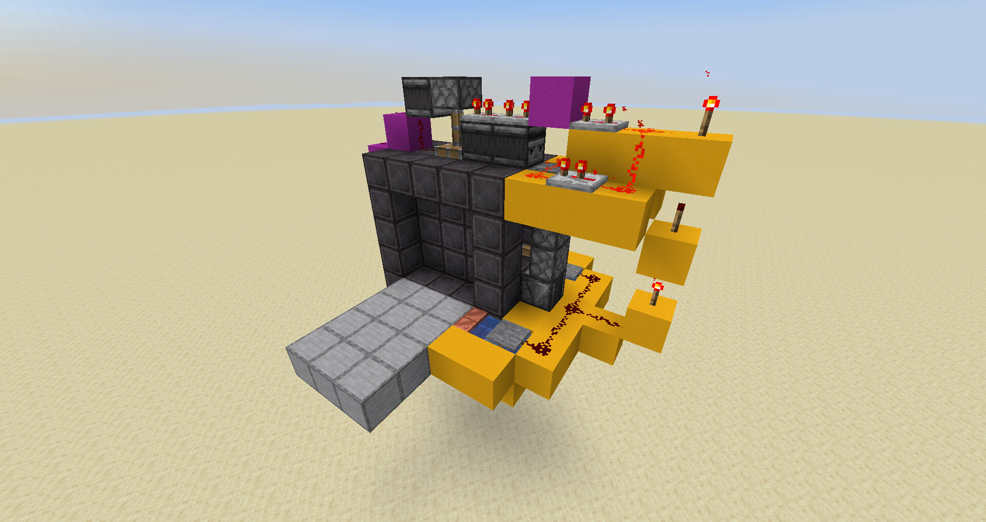 Entity Sensor Door Minecraft Map