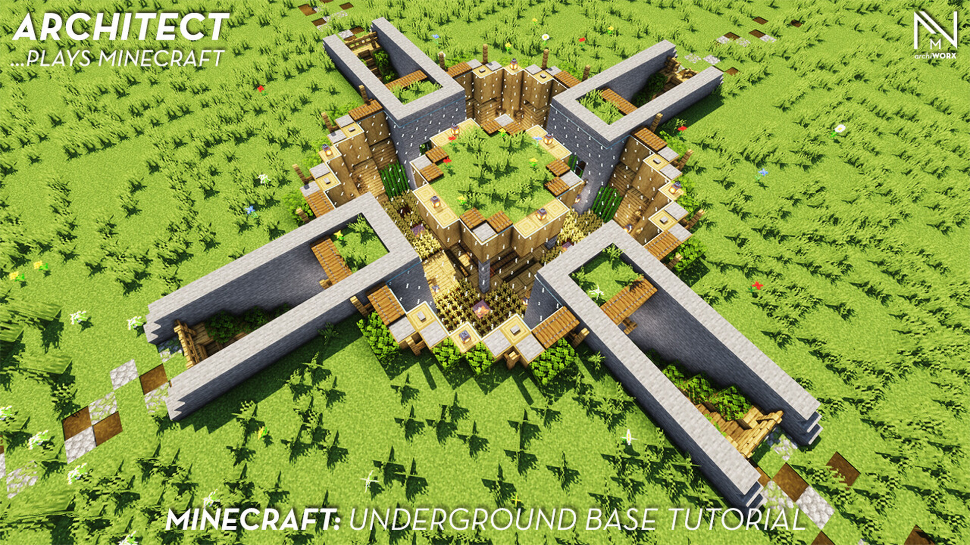 Minecraft Underground Base Minecraft Map