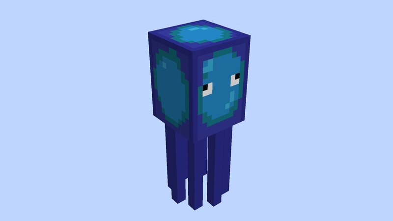Squid Mob Statues Minecraft Map