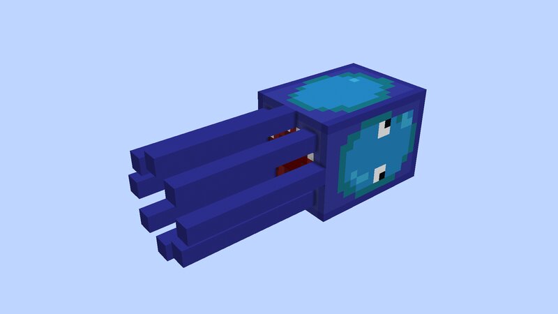 Squid Mob Statues Minecraft Map