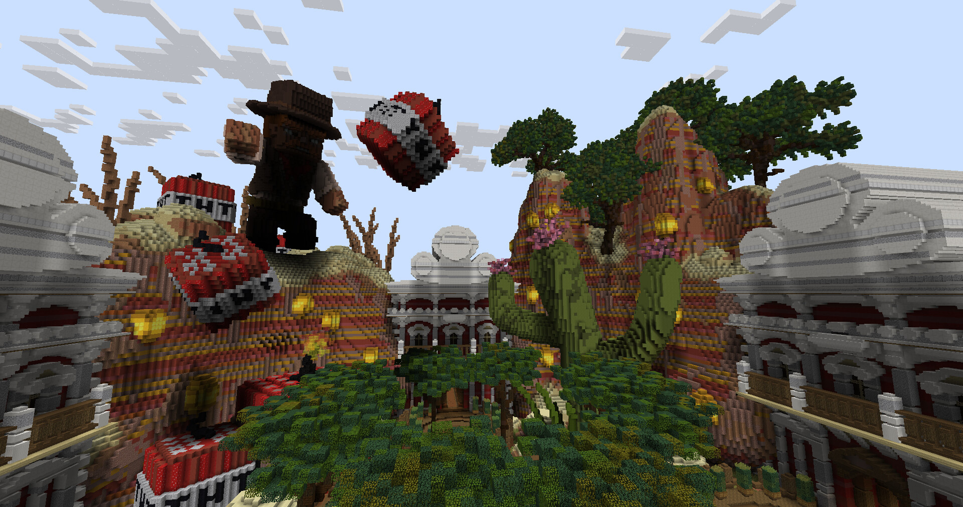 Tropical Hub Minecraft Map