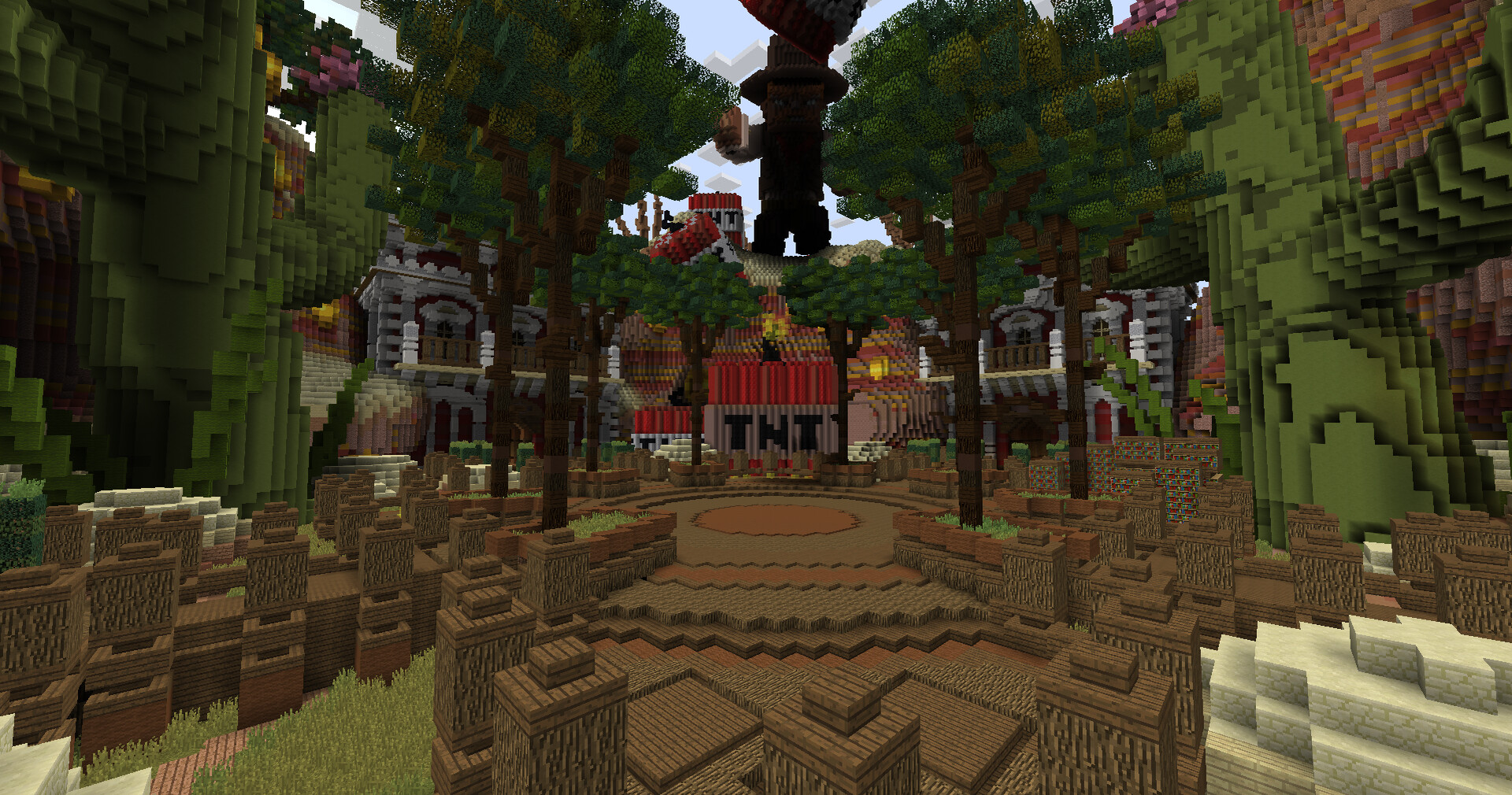 Tropical Hub Minecraft Map