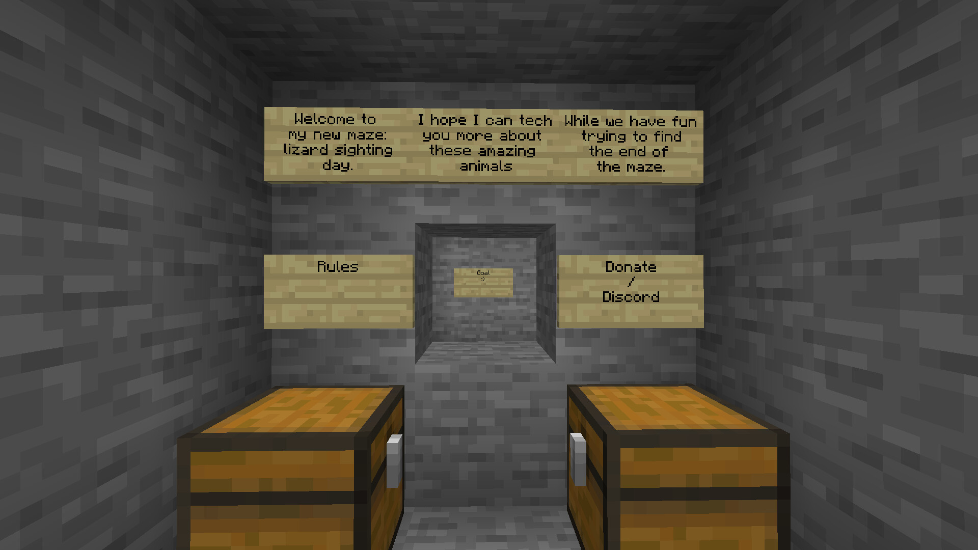 Lizard sighting day Minecraft Map