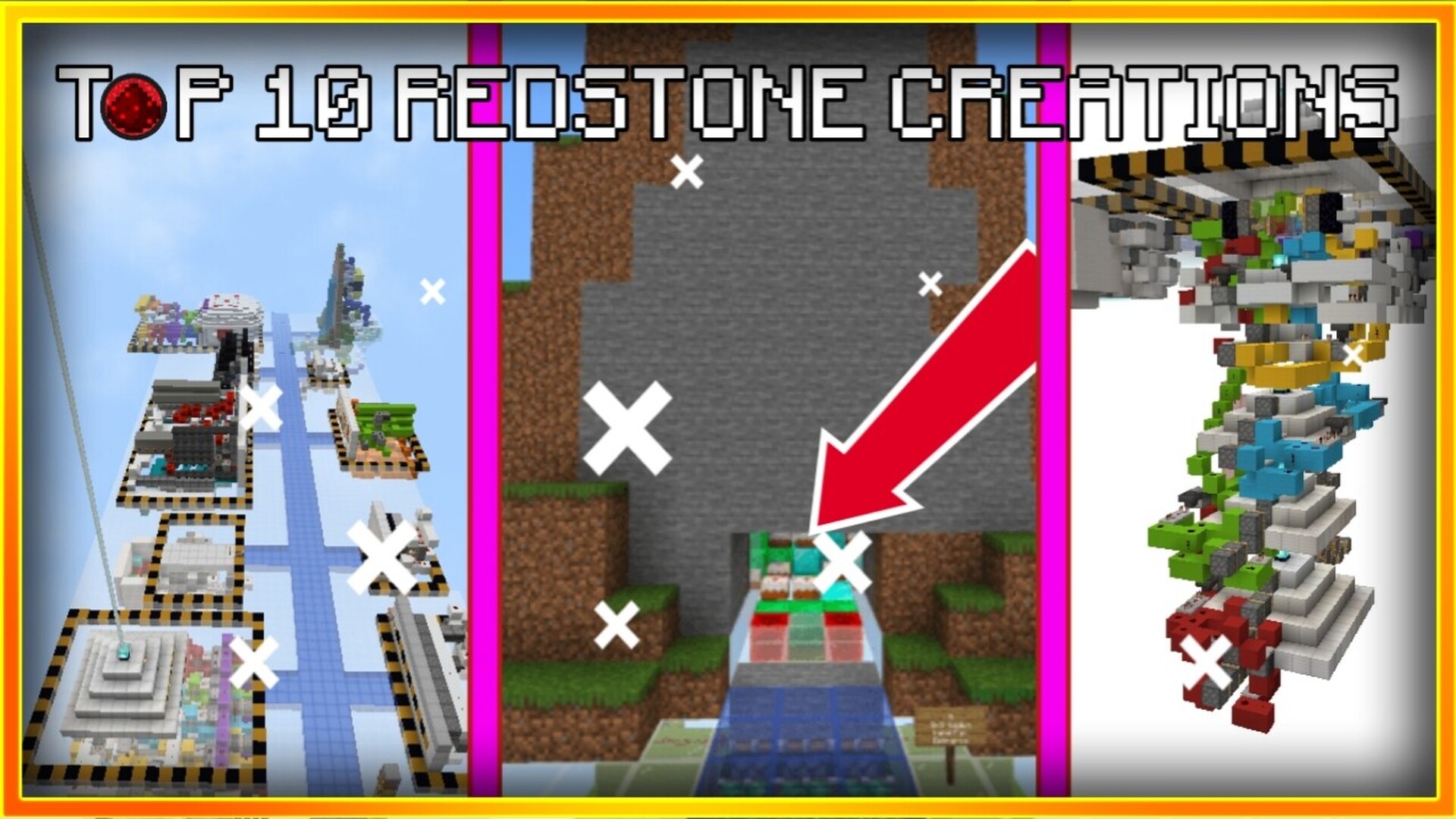 Top 10 Redstone Creation Minecraft Minecraft Map