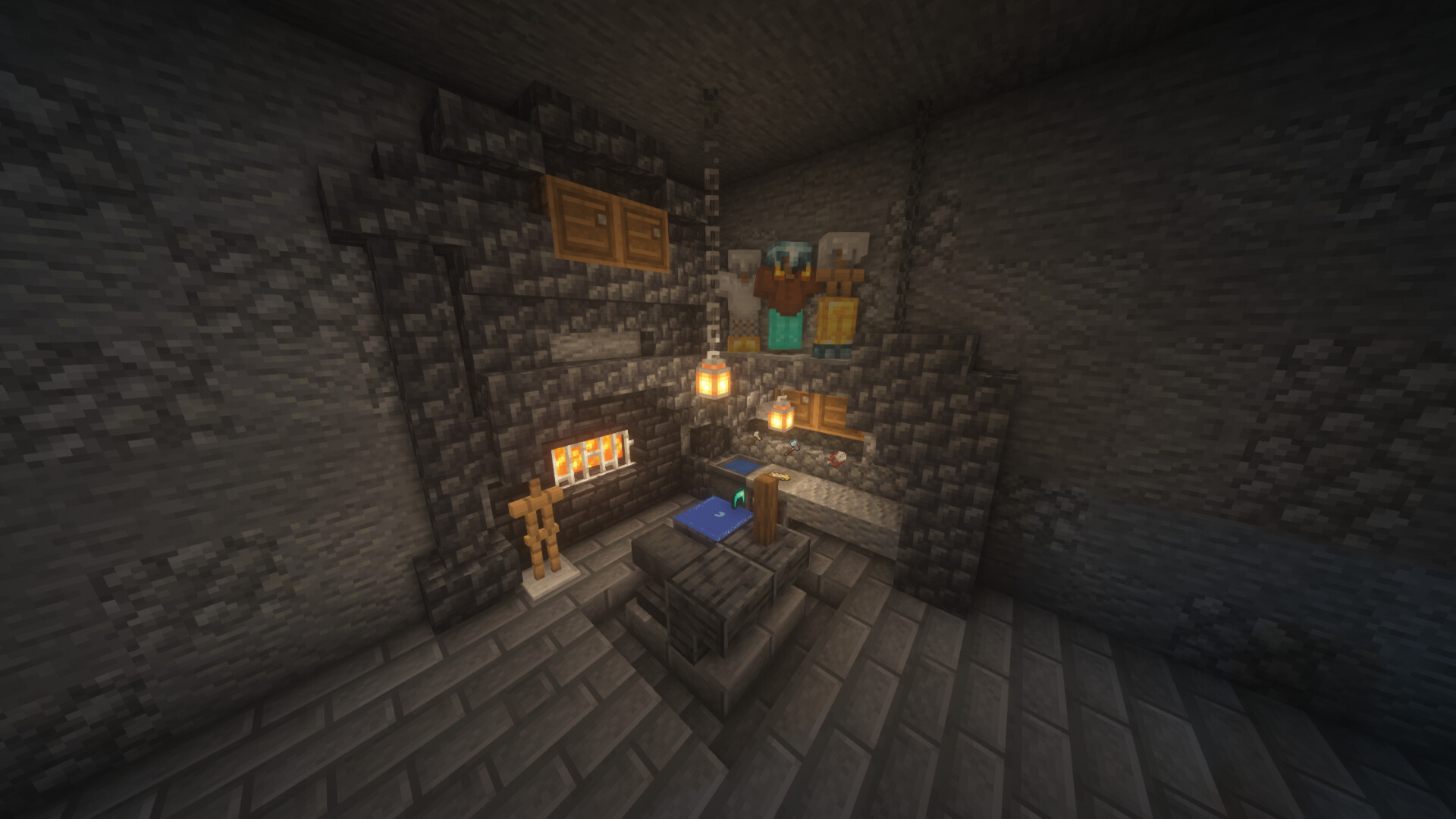 Armory and smithing station Minecraft Map