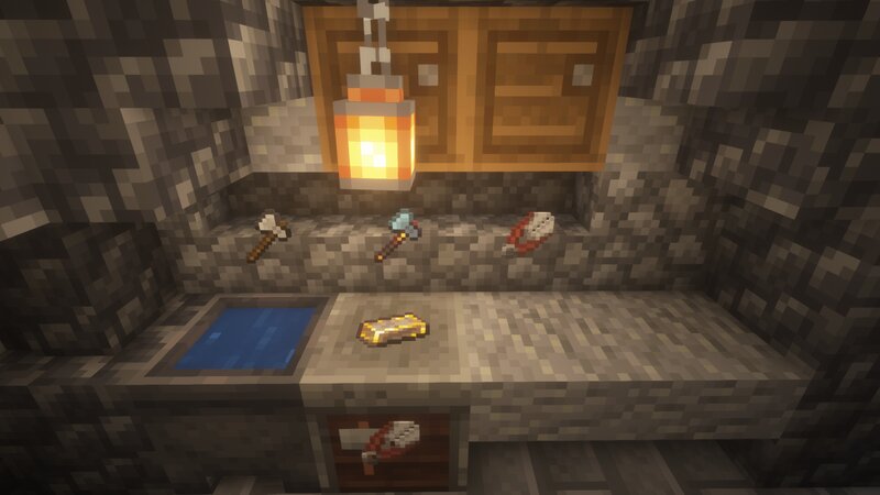 Armory and smithing station Minecraft Map