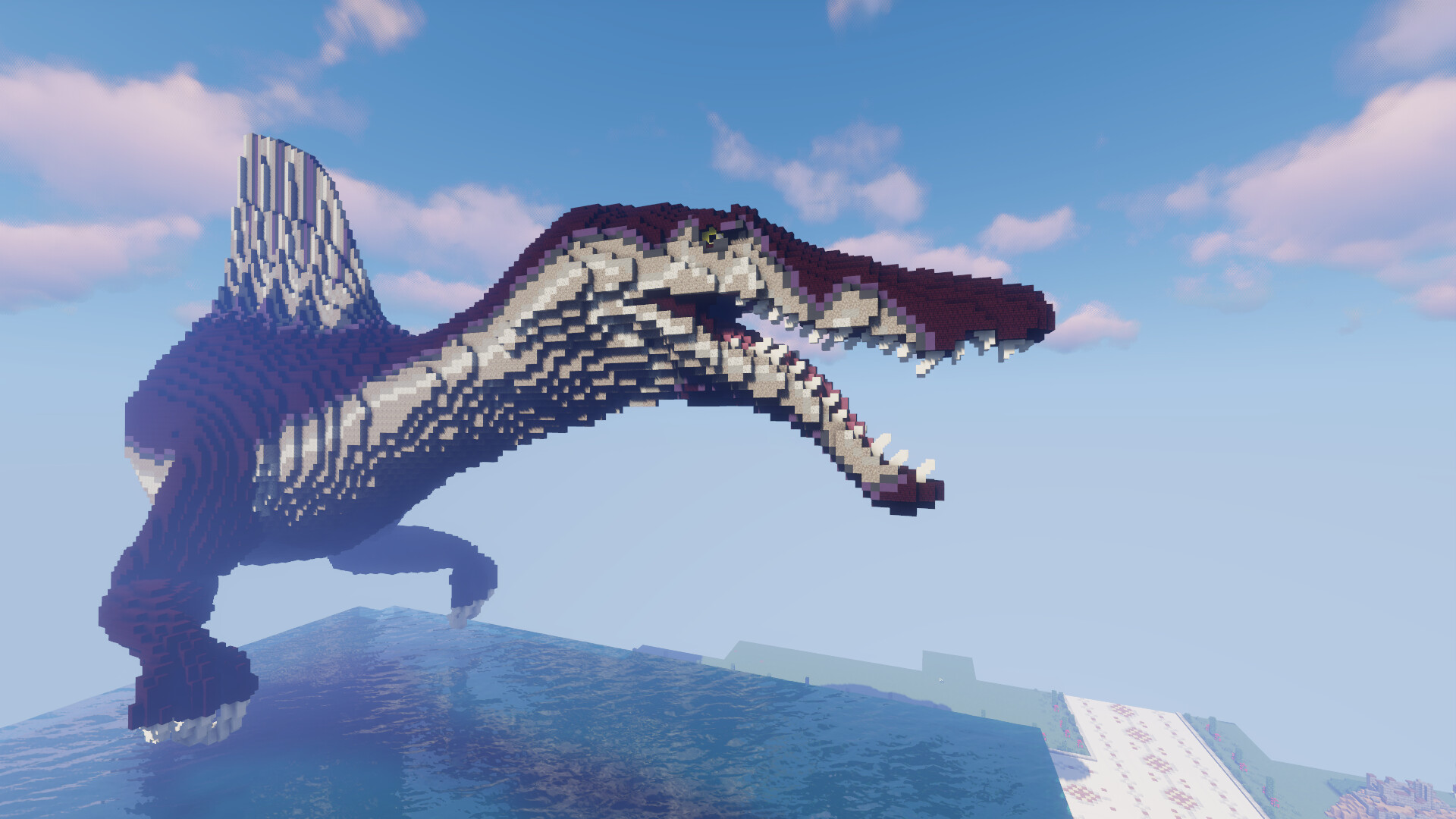 Spinosaurus aegyptiacus Minecraft Map