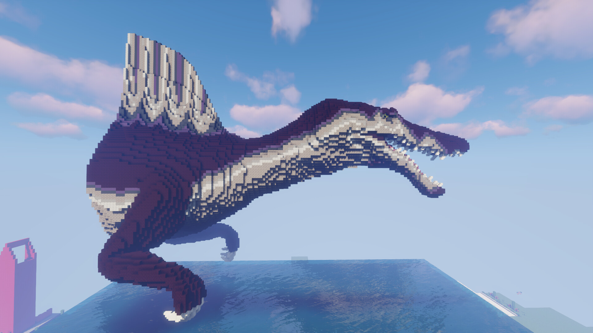 Spinosaurus aegyptiacus Minecraft Map
