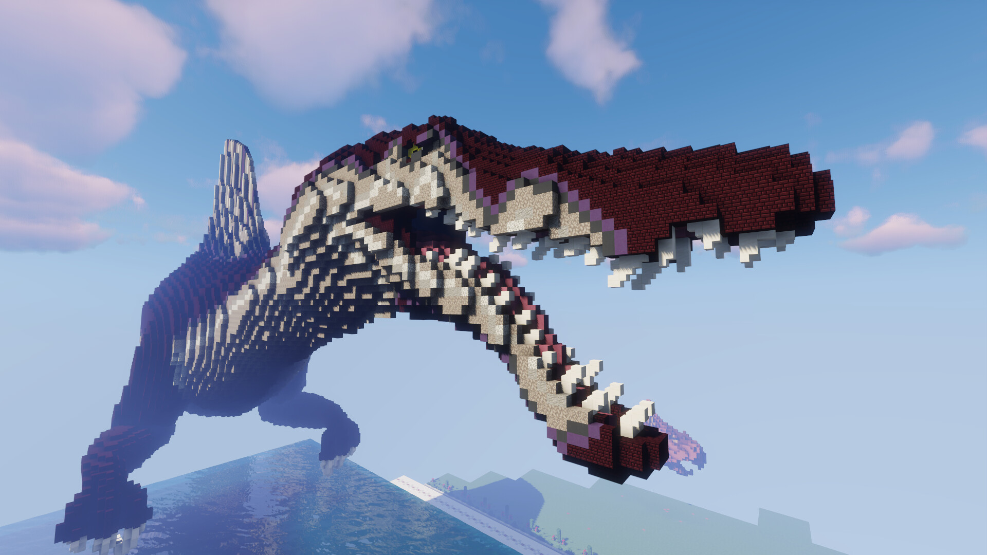 Spinosaurus aegyptiacus Minecraft Map