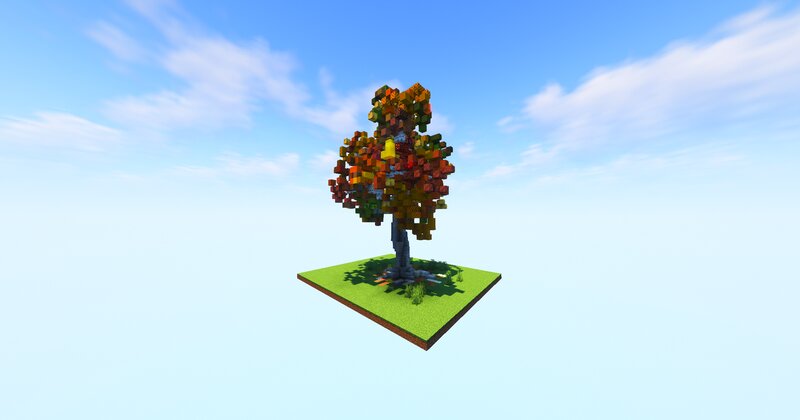 A Custom Birch Tree l Free to Use! Minecraft Map
