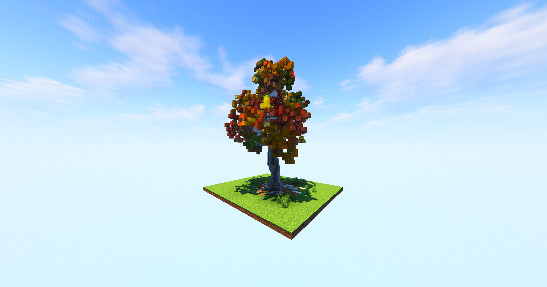 A Custom Birch Tree l Free to Use! Minecraft Map