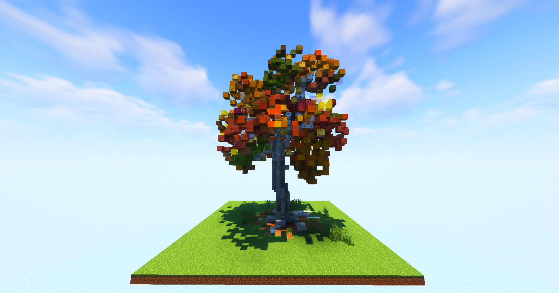 A Custom Birch Tree l Free to Use! Minecraft Map