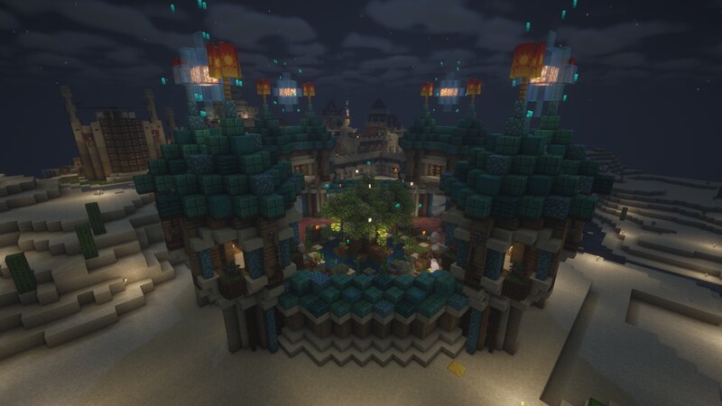 Small Server Spawn / Lobby Minecraft Map