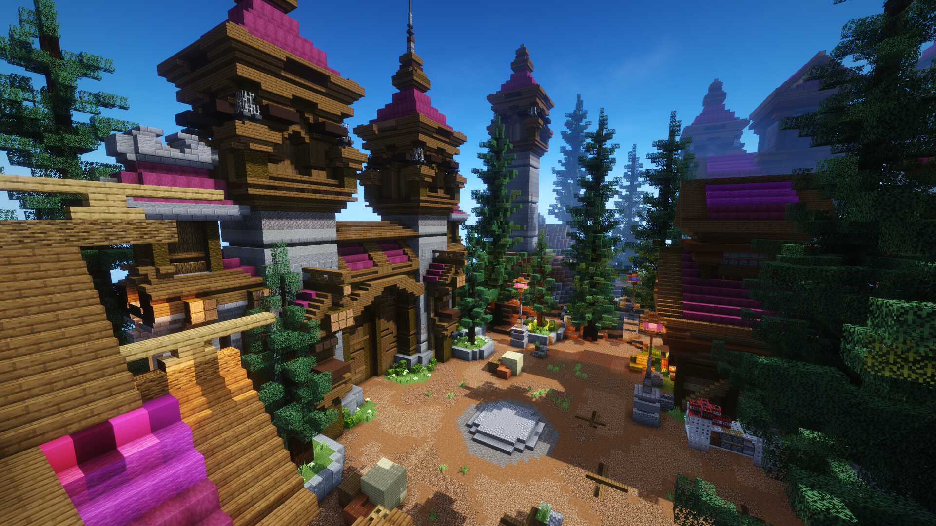 Magical Medieval Town Minecraft Map