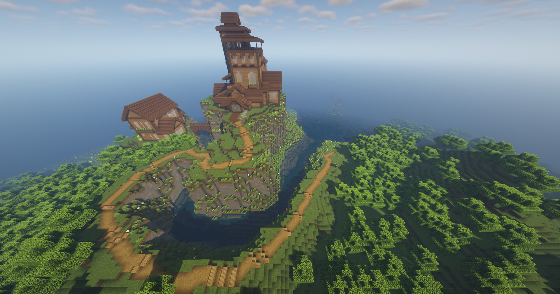Cliffside Mansion Minecraft Map
