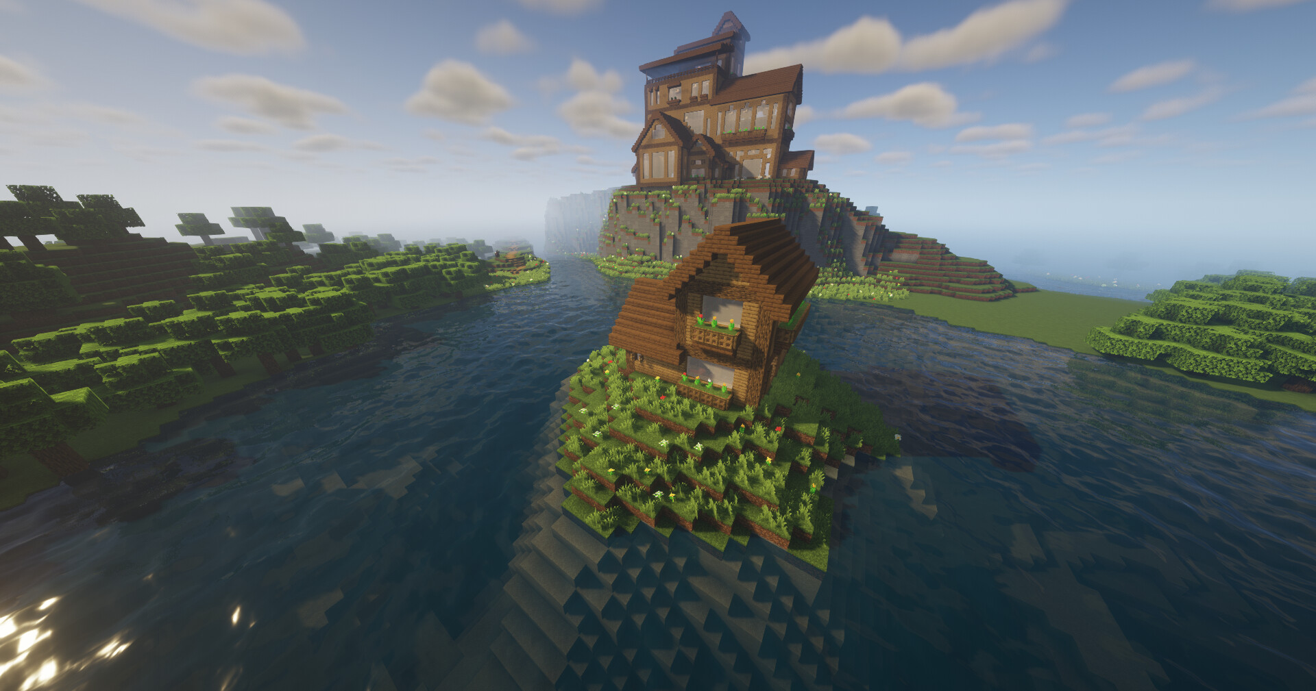 Cliffside Mansion Minecraft Map