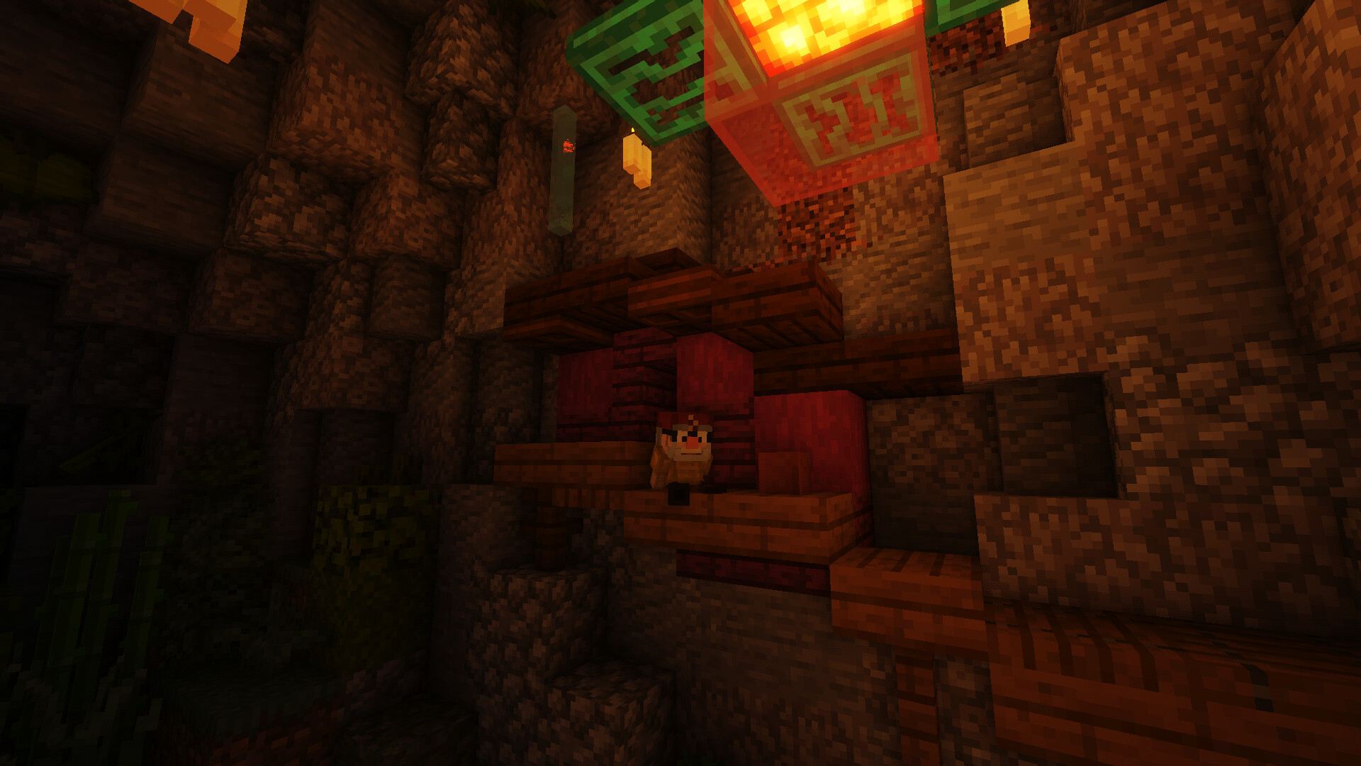 The Emerald pass - Lush Cavern - Fables and Fantasy RP Minecraft Map