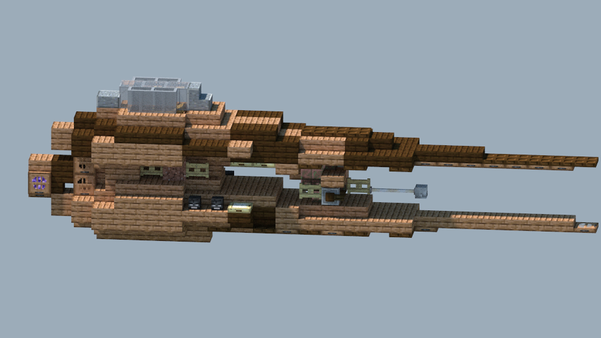 StarWars, Geonosian starfighter [With Download] Minecraft Map