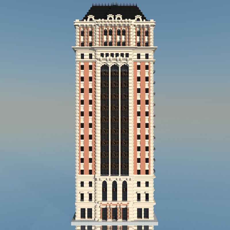 Thin Beaux-Arts Building | Capitol Minecraft Map