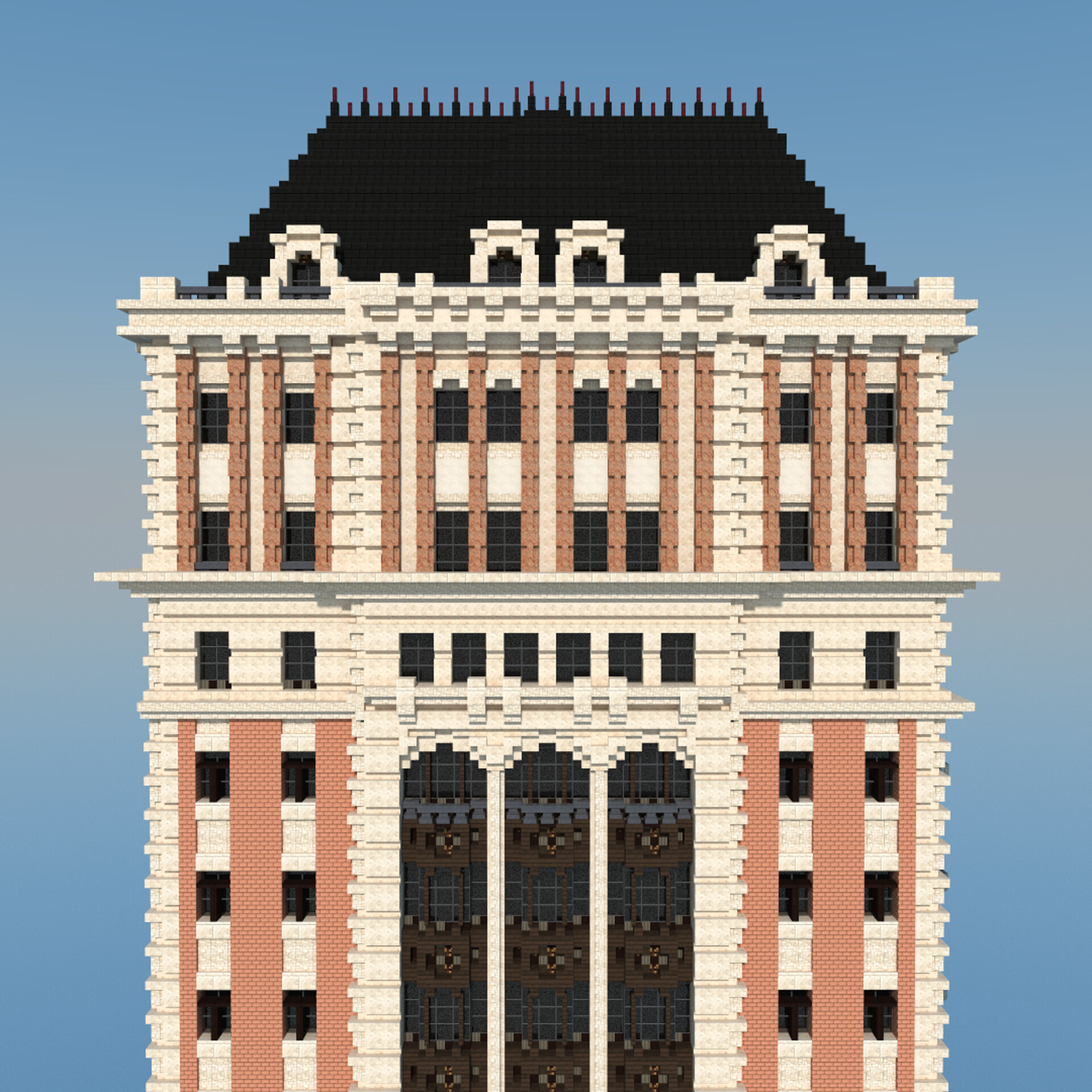 Thin Beaux-Arts Building | Capitol Minecraft Map